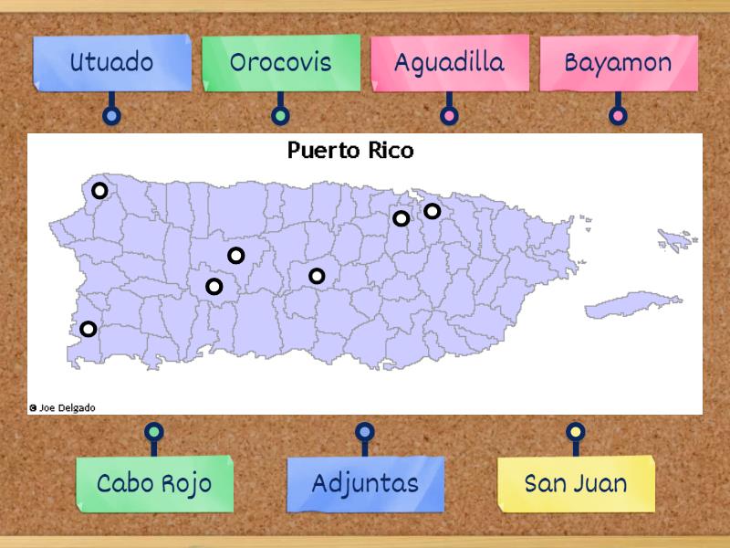 Municipios de Puerto Rico - Labelled diagram