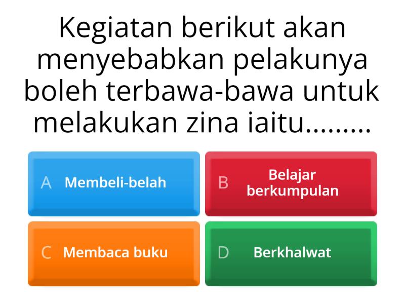 kuiz pendidikan Islam - Quiz