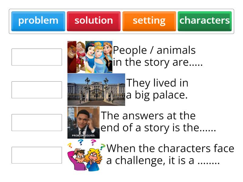 Story Elements - Une las parejas