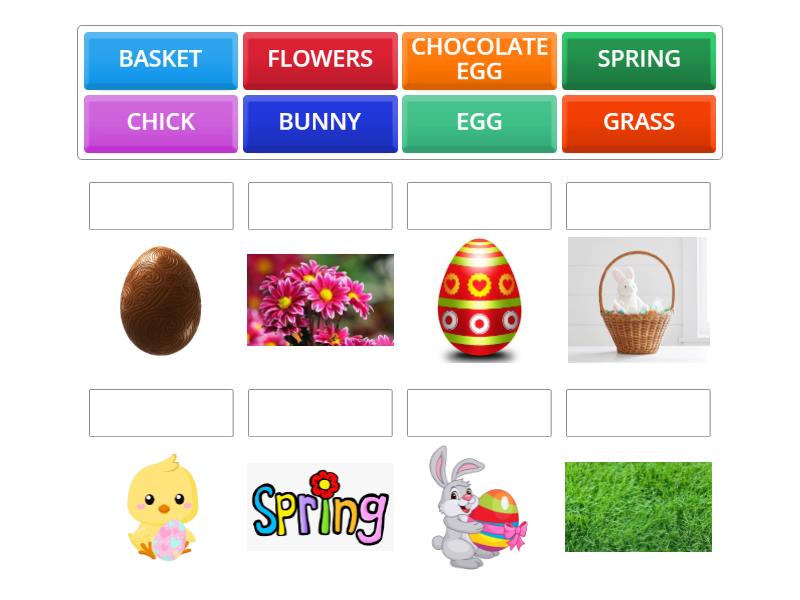 @silvia_coros · EASTER VOCABULARY - Match up