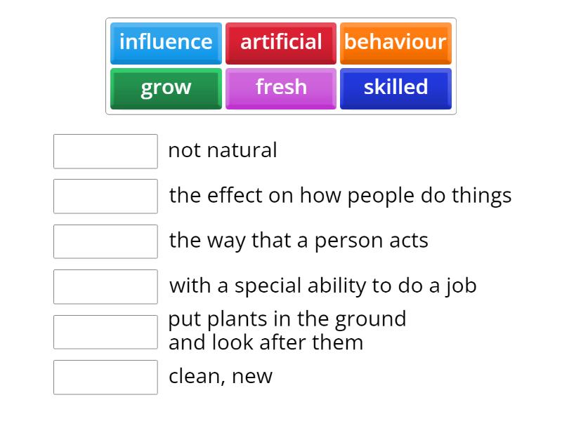 Aztecs Get Involved A2+ Unit 2 - Match up