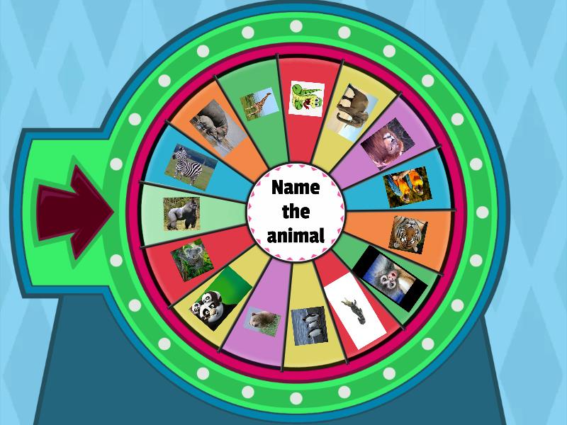 )Wild animals - Spin the wheel