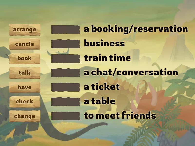 collocation - Match up