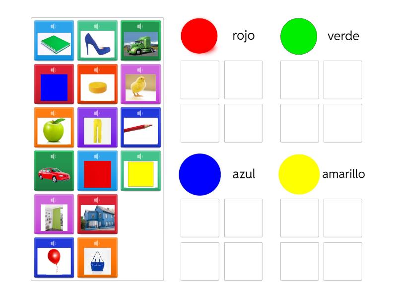 clasifica por color - Ordenar por grupo