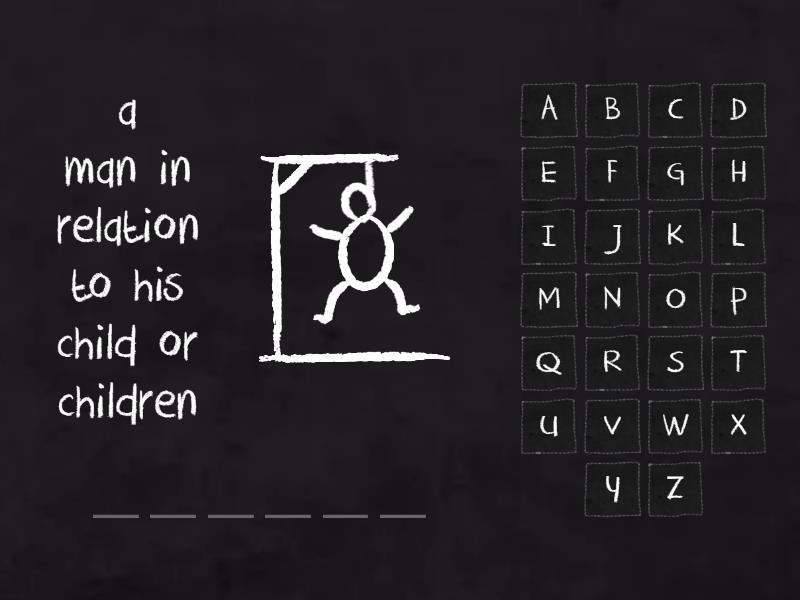 Family Members, Stand Out 1 SB, p. 21 - Hangman