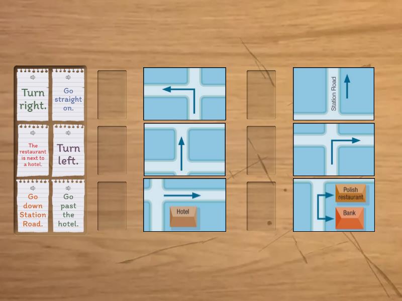 Roadmap beginner unit 3D directions - Match up