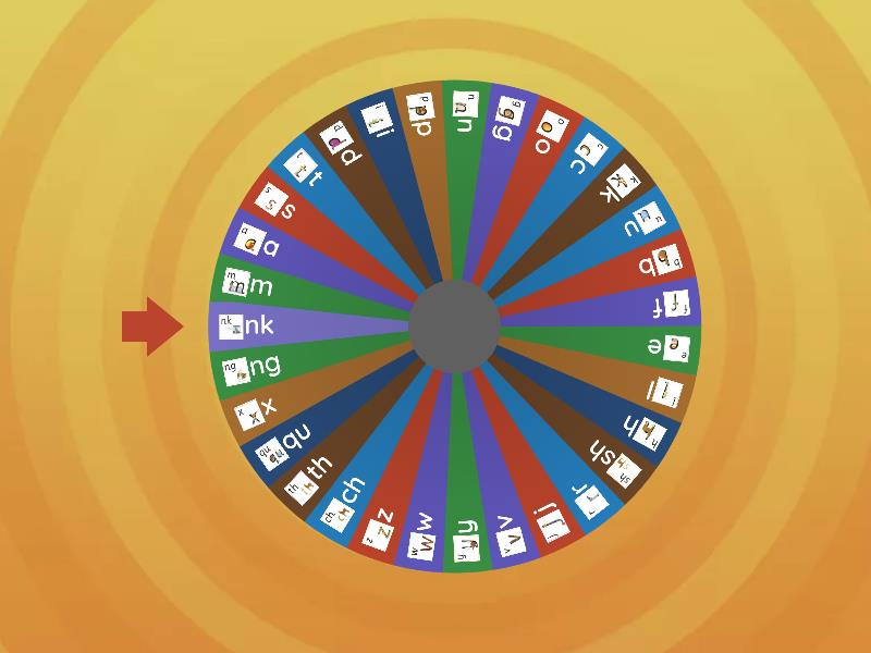 RWI Set 1 Sounds card shuffle - Spin the wheel