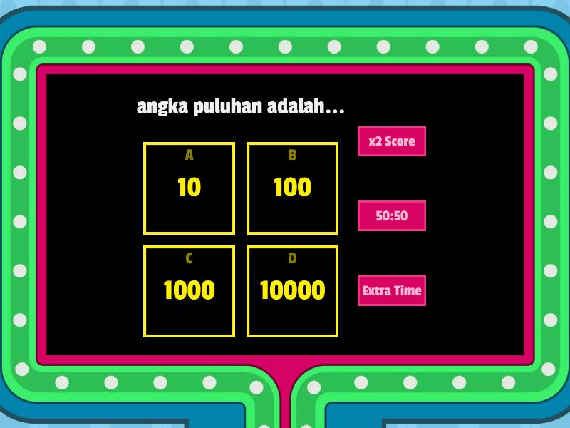 penghitungan angka - Gameshow quiz