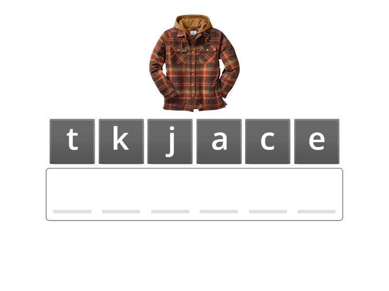 SpeakOut Starter 3rd edition Unit 3C clothes - Anagrama