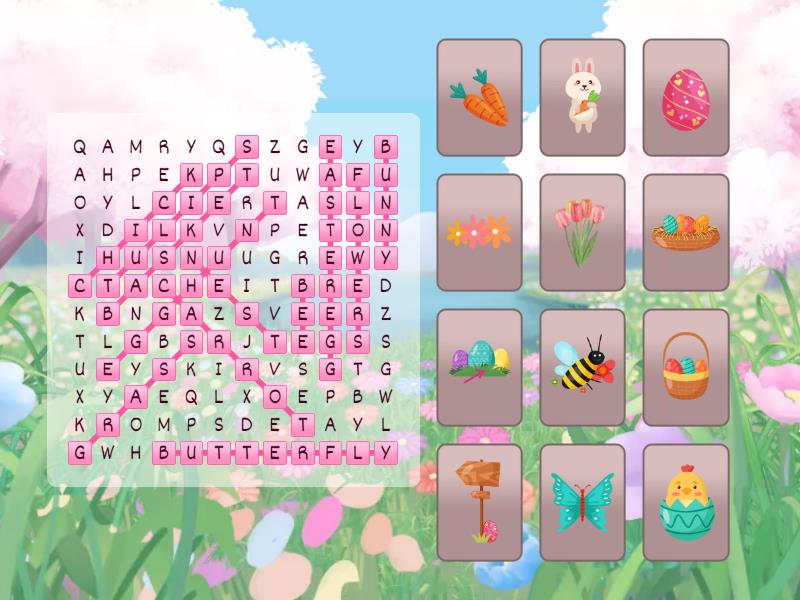 EASTER WORDS - Sopa de letras