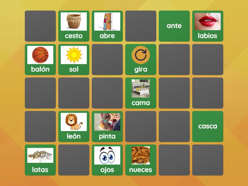 PALABRAS COMPUESTAS - Matching pairs