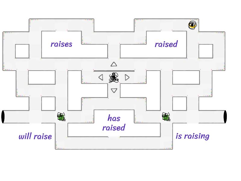 adjectives - Maze chase