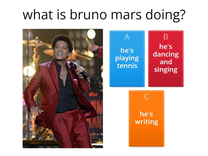 bruno mars - Quiz