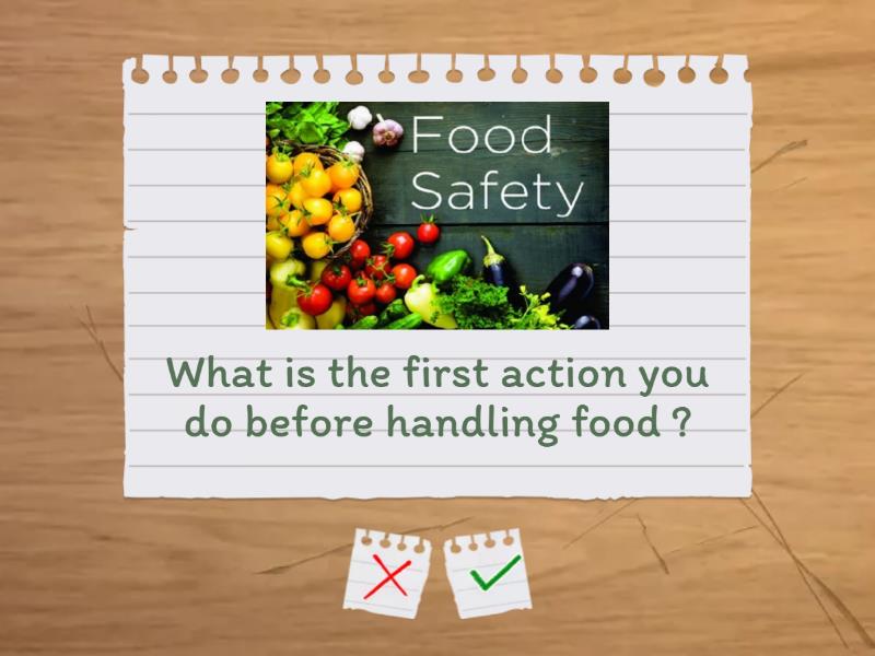 Food Safety - Flash cards