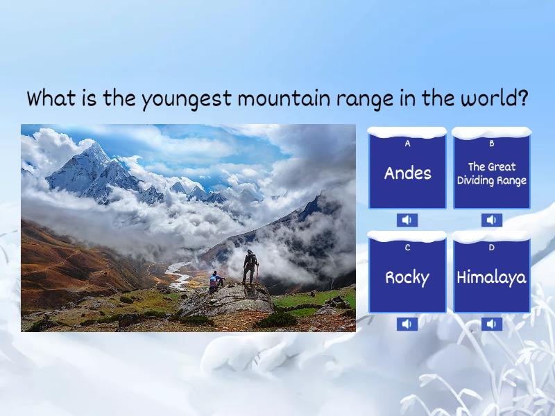 Mountain Range - Quiz