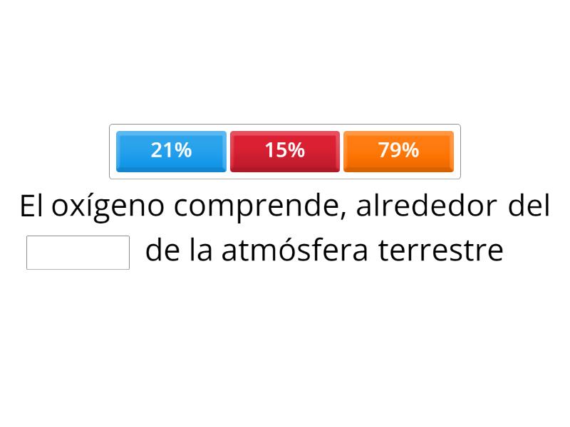 Propiedades del Oxígeno - Missing word