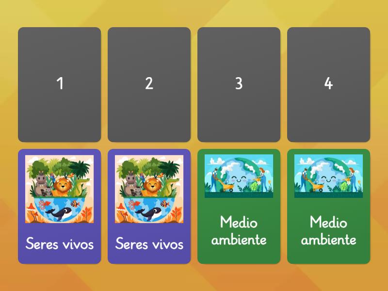EL MEDIO AMBIENTE - Matching pairs