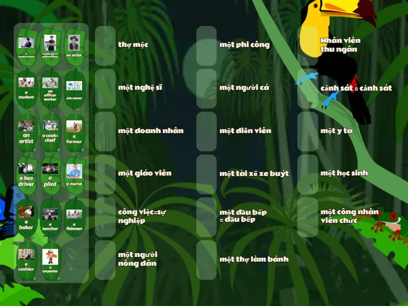 Unit11: What does your father do? - Match up