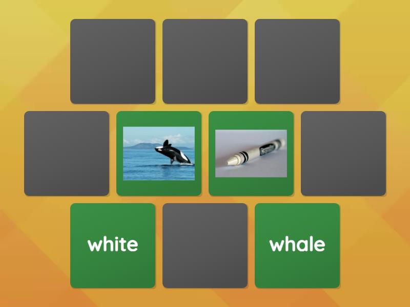 WH matching - Matching pairs