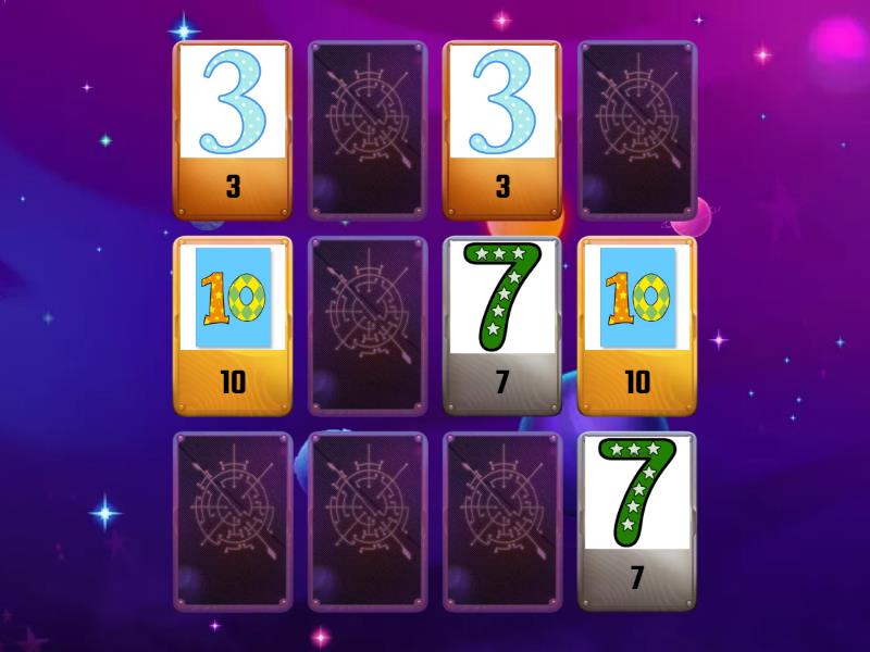 Numbers memory game - Parejas