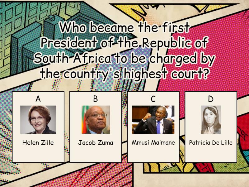 South African Political History - Quiz