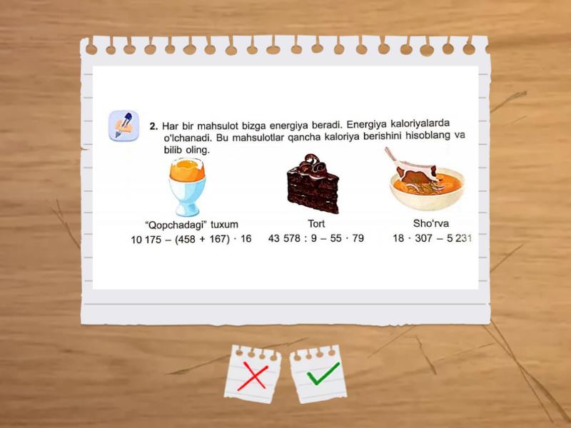 Misollar - Flash cards