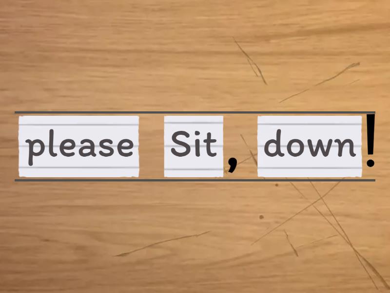 CMU Classroom Language - Unjumble