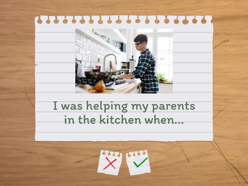 EF Pre-Intermediate 2B Past Continuous Past Simple - Tarjetas flash