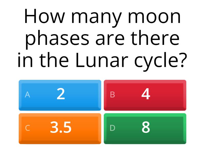 Moon Phases - Quiz