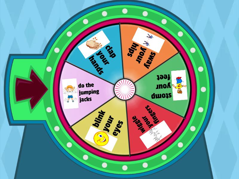 Class 4_One Step Direction Wheel - Spin the wheel