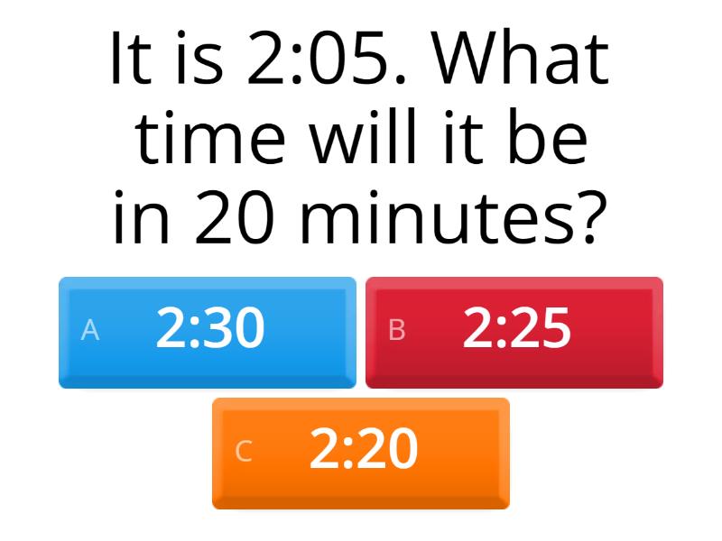 Elapsed time - Quiz