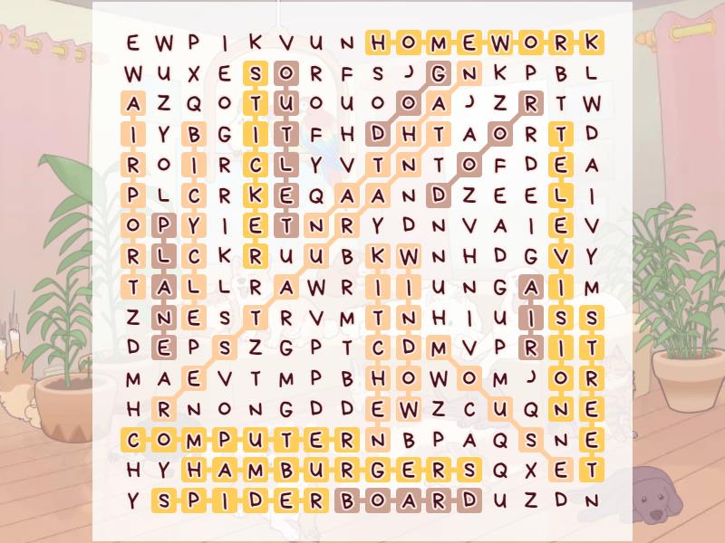Noun Word Search - Wordsearch