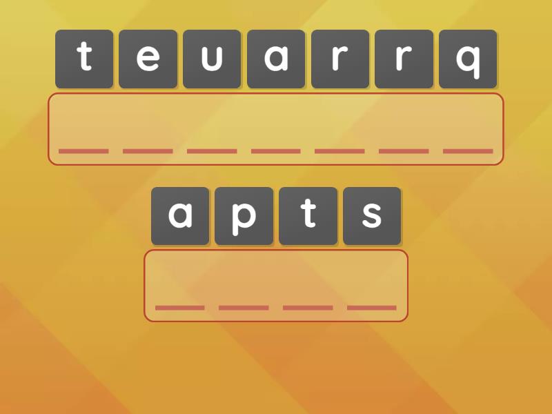 FAM 2 - Unit 11 - Lesson 3&4 - Anagrama