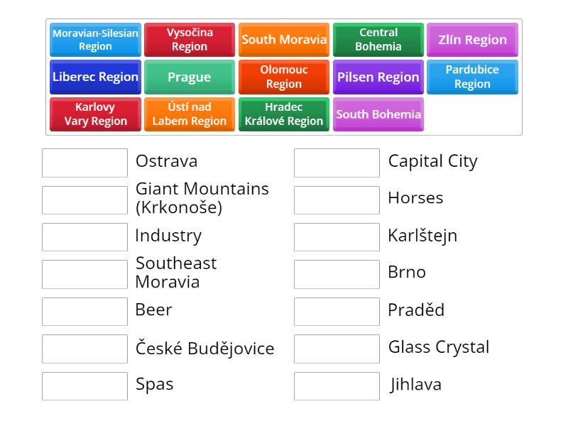 Regions - Match up