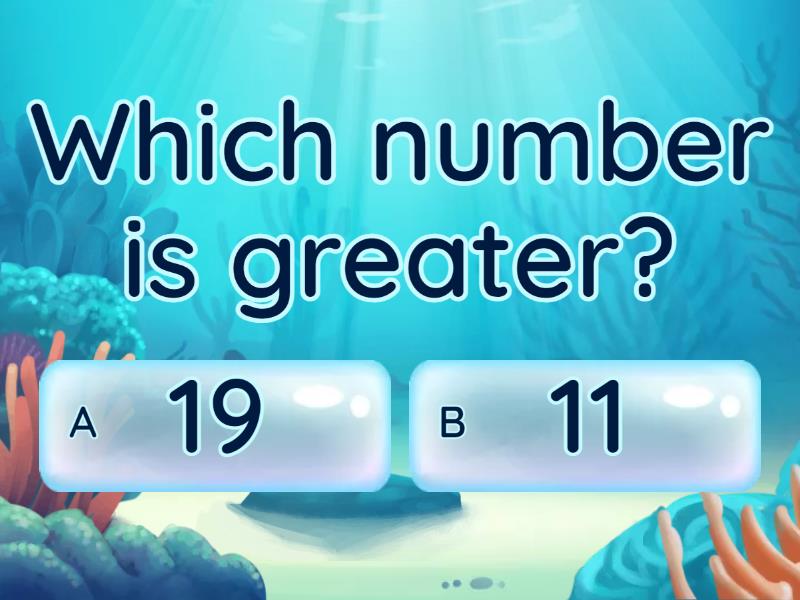 Comparing Numbers 11-20 - Quiz