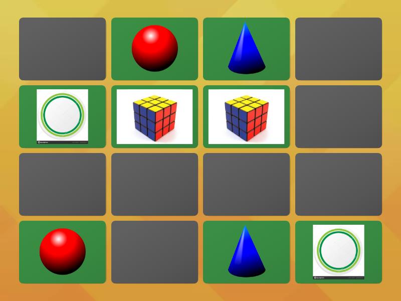 geometric shapes - Matching pairs