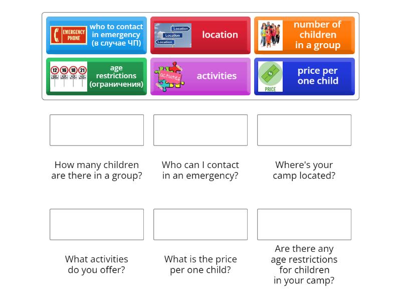 EGE_Speaking 2_3_Camp - Match up