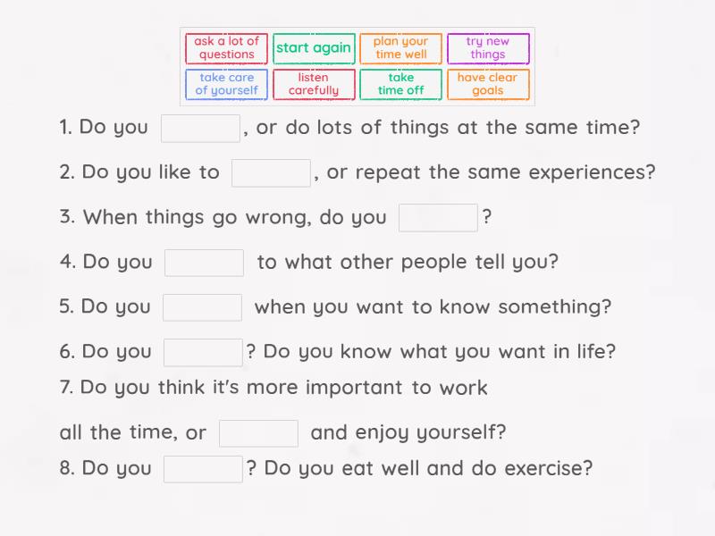RoadMap A2+. Task 3a - Complete the sentence