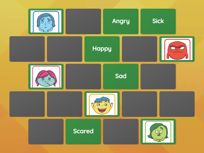 Emotions and feelings - Matching pairs