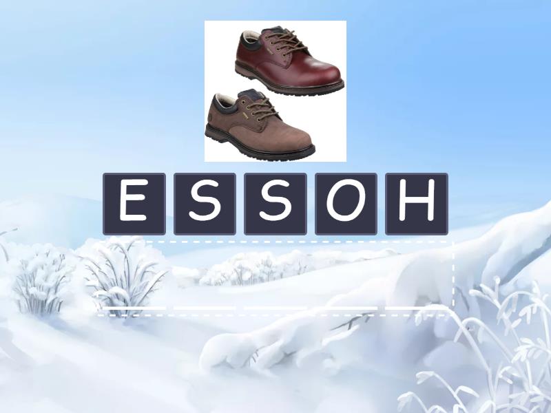 Winter clothes - Anagram