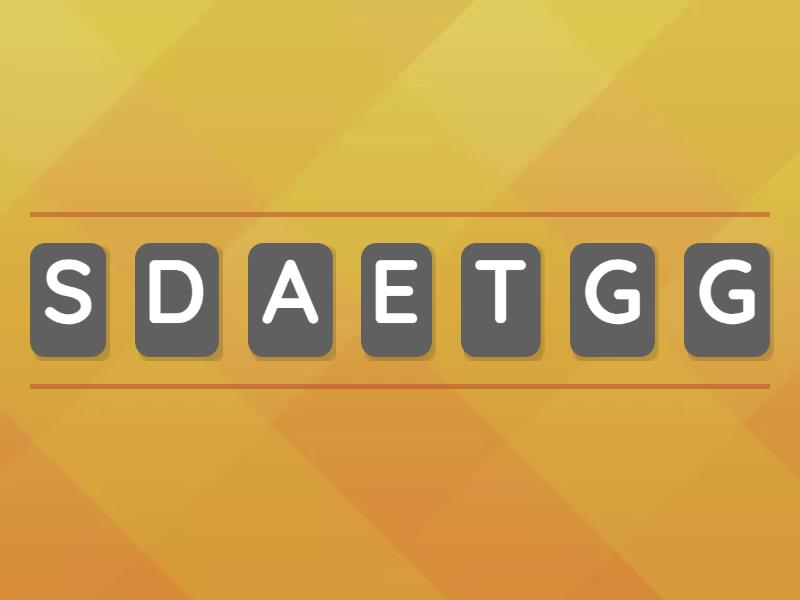 Jumbled letters TECH - Unjumble