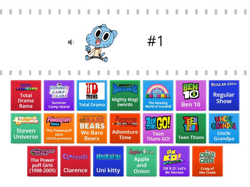 Superhero of My Favorite Cartoon Network Shows - Find the match