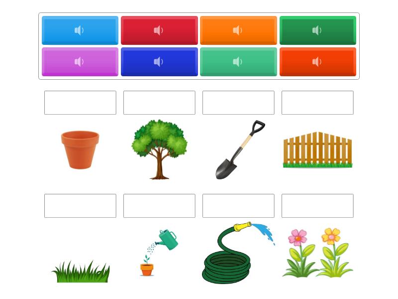 BACKYARD VOCABULARY - Match up