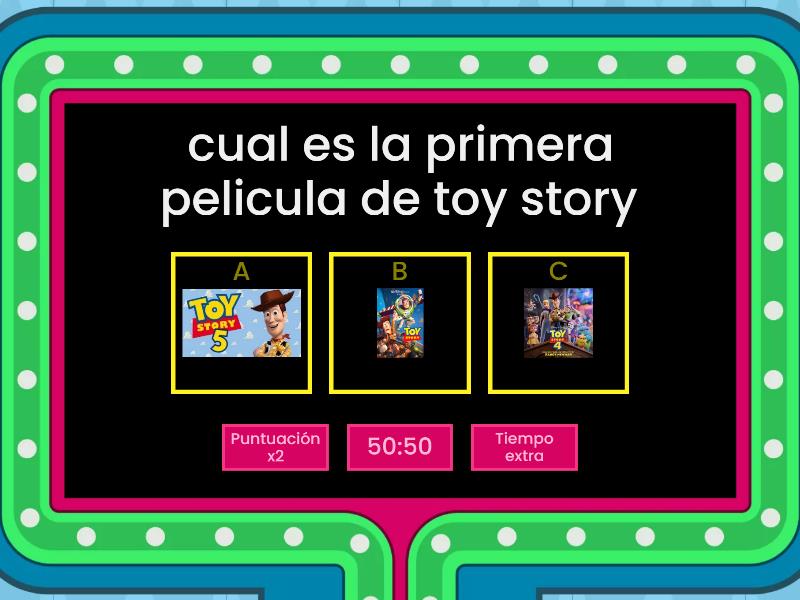adivina los personajes de toy story - Concurso de preguntas