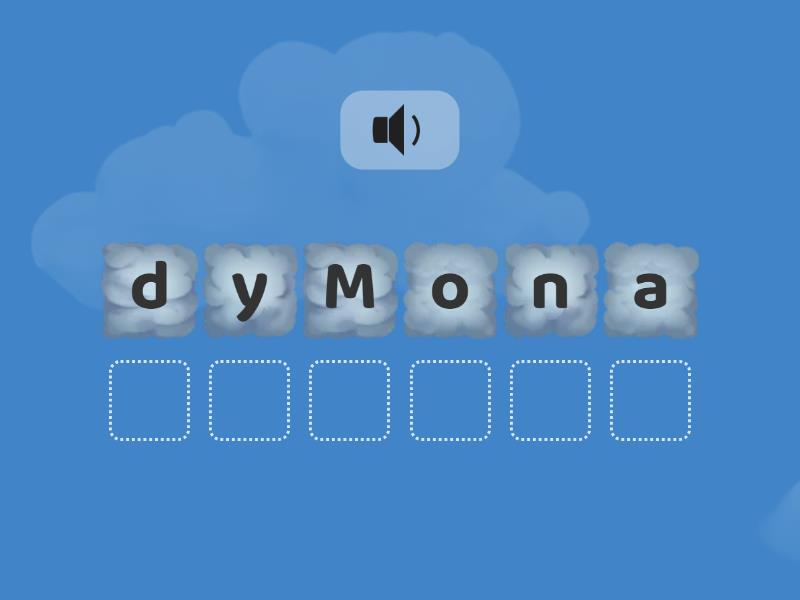 Names of days - Anagrama