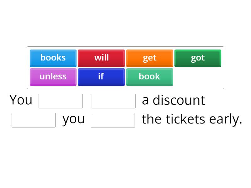 Me6a English - Think 2 Unit 6 First Conditional Sentence Gap Fill ...