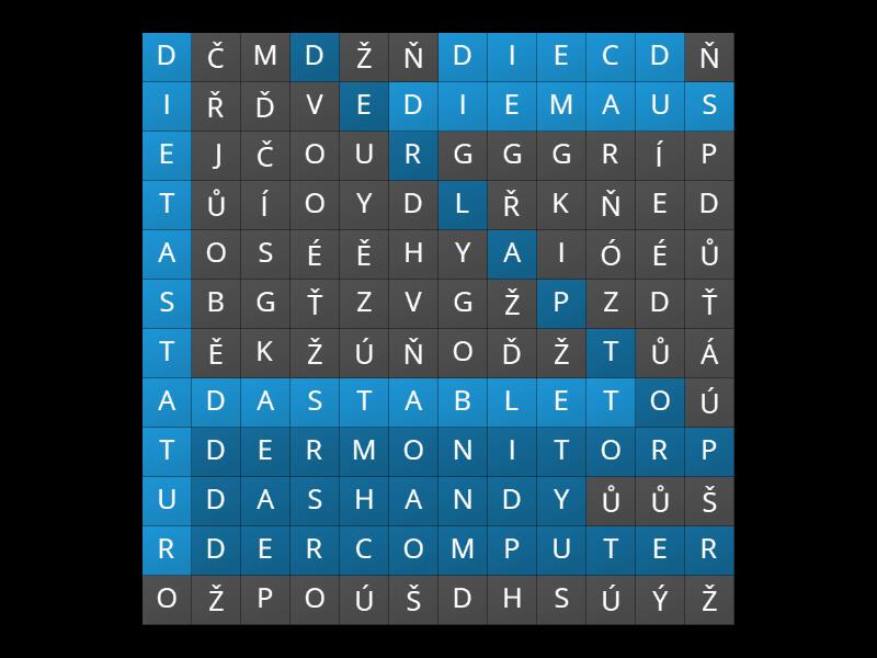 Mein Computer - Wordsearch