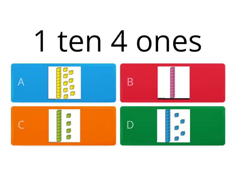 Match up tens and ones - Quiz