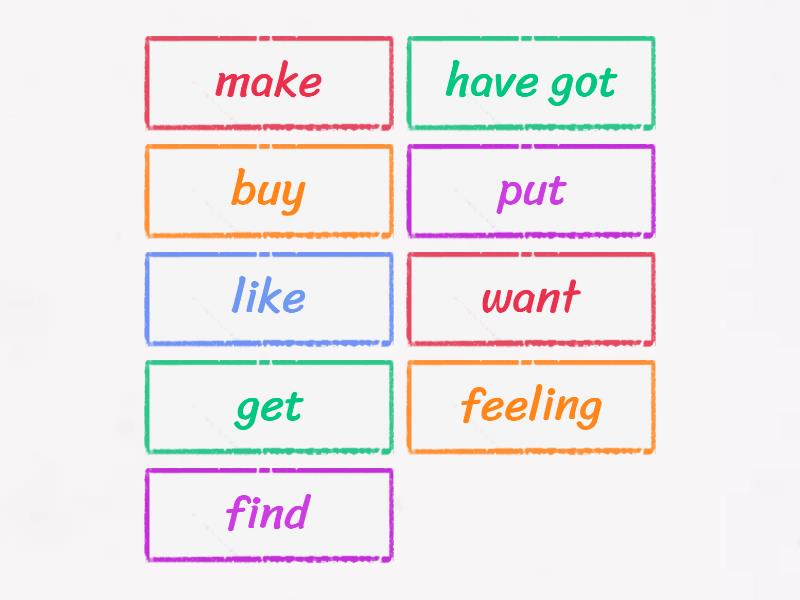 verbs / vending machine - Flip tiles