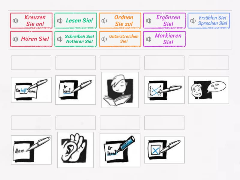 Kurssprache A11 - Match up
